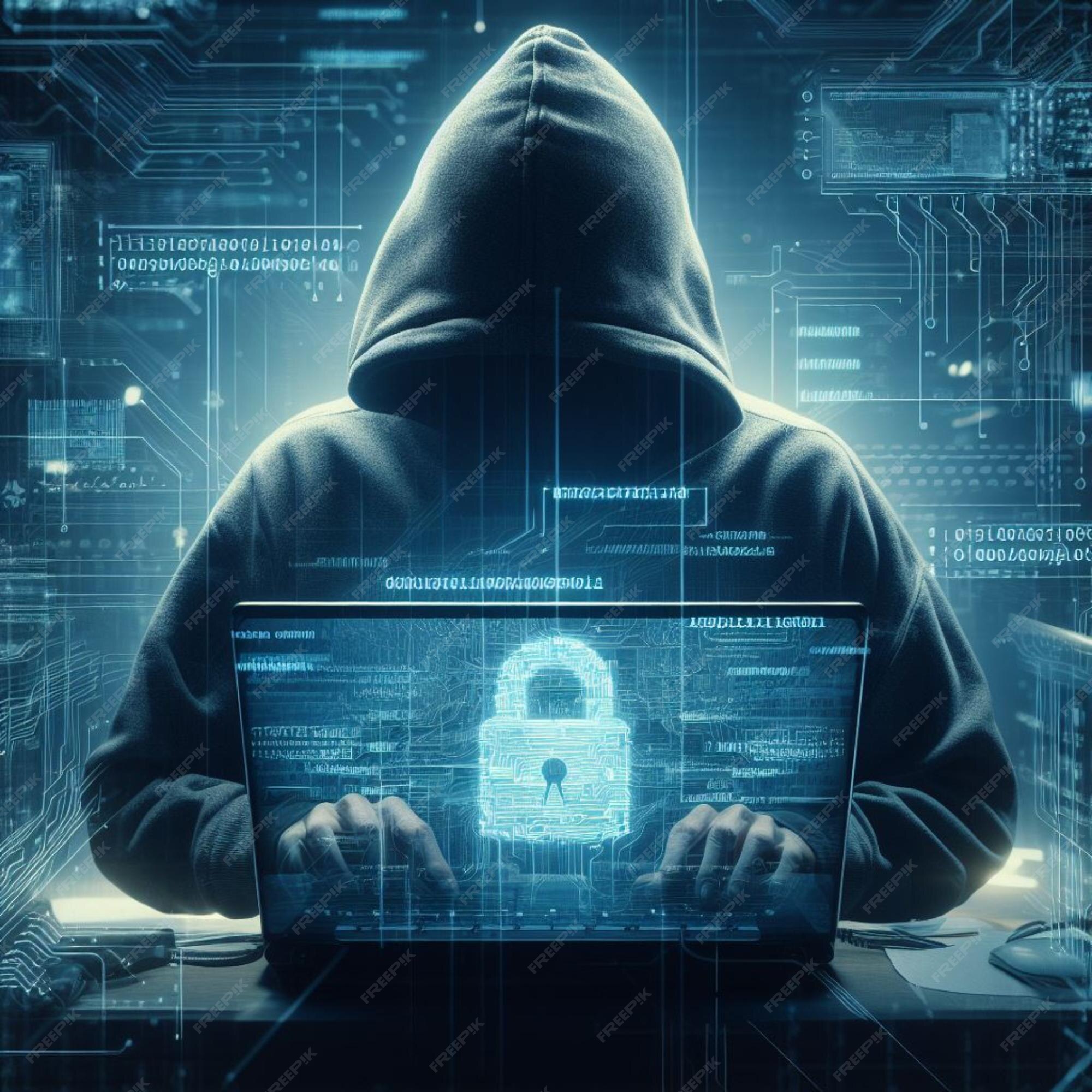 Premium AI Image | hacker hacker photo cyber crime coding photo a boy ...