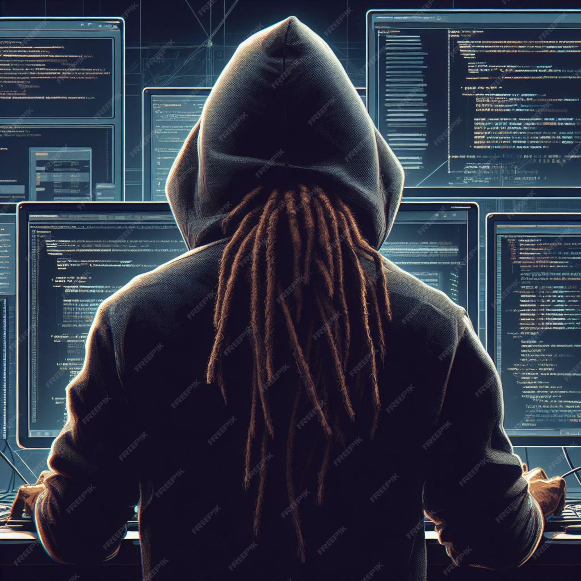 Premium AI Image | hacker hacker photo cyber crime coding photo a boy ...