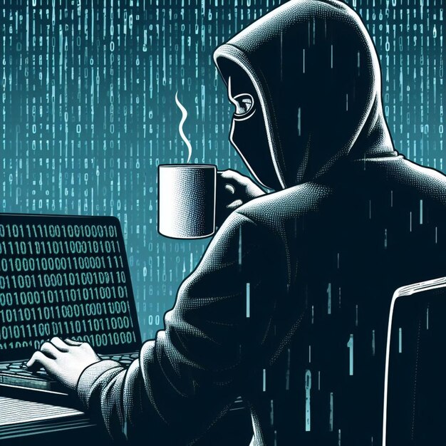 Premium AI Image | hacker hacker photo cyber crime coding photo a boy ...