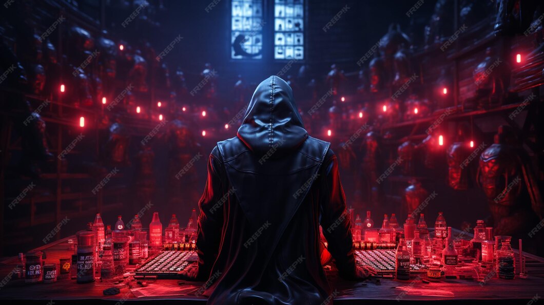 Premium Photo | Hacker programmer using computer with abstract html code Safety and programming ...