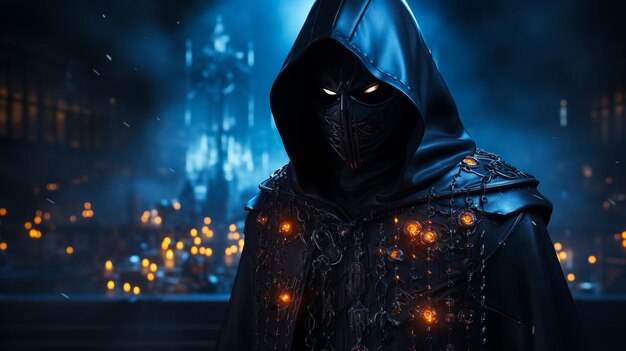 Premium Photo Hacker Programmer Using Computer With Abstract Html Code Safety And Programming