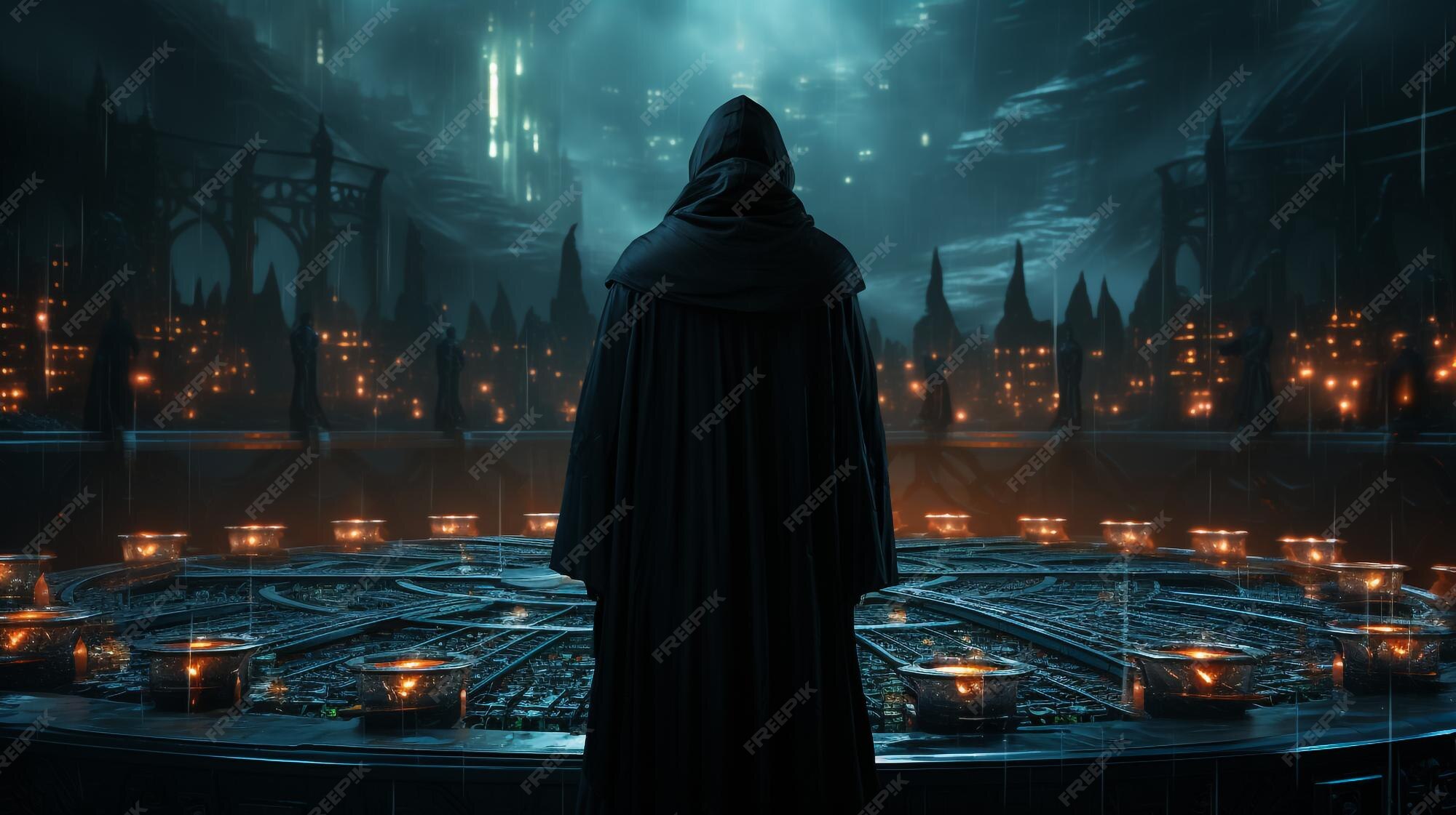 Premium Photo Hacker Programmer Using Computer With Abstract Html Code Safety And Programming