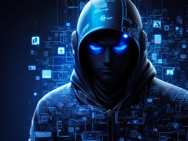 Premium Photo | Hacker using the Internet hacked abstract computer ...