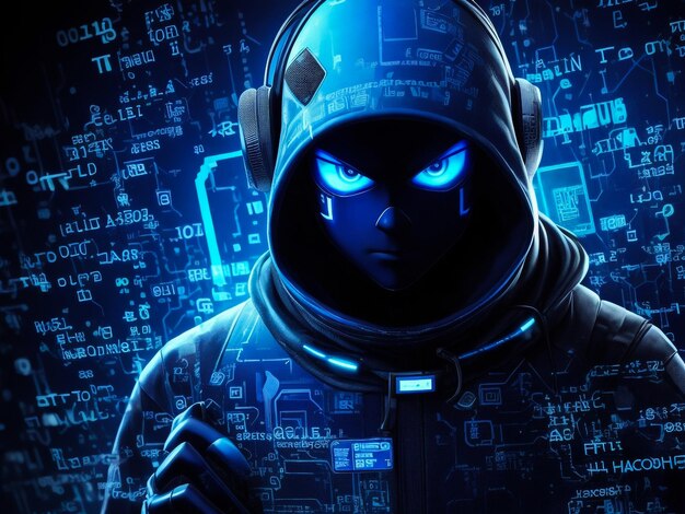 Premium Photo | Hacker using the Internet hacked abstract computer server database network ...