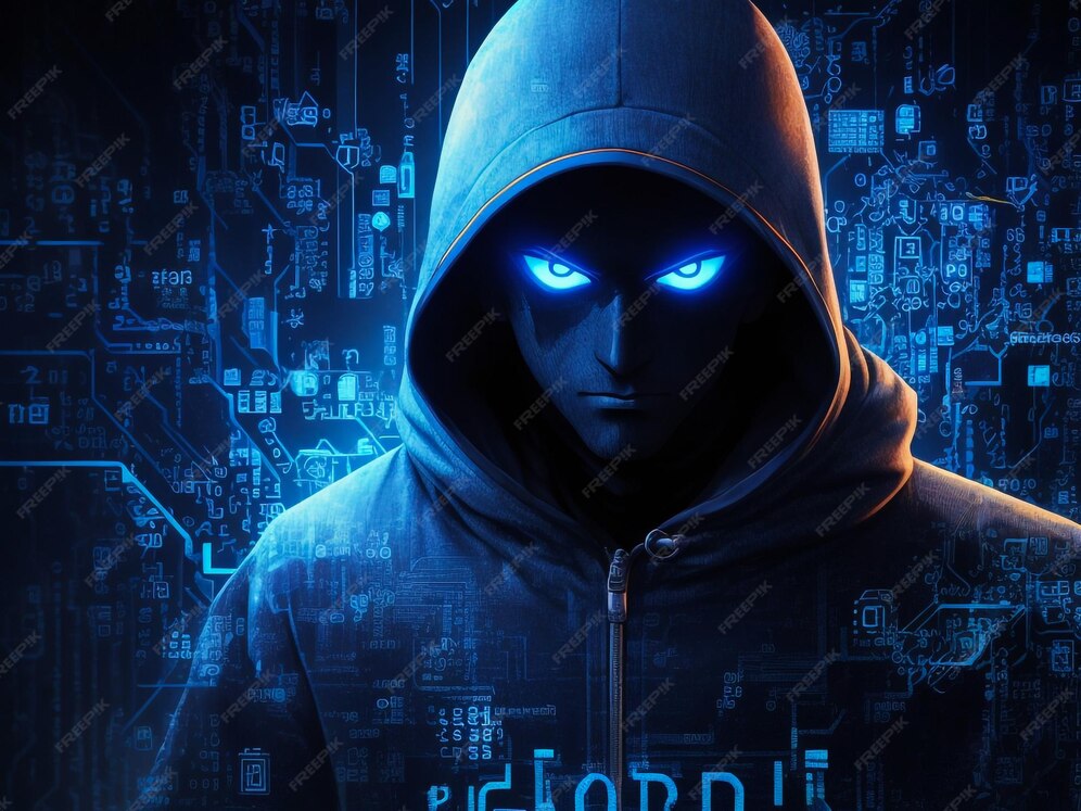 Premium Photo Hacker Using The Internet Hacked Abstract Computer Server Database Network