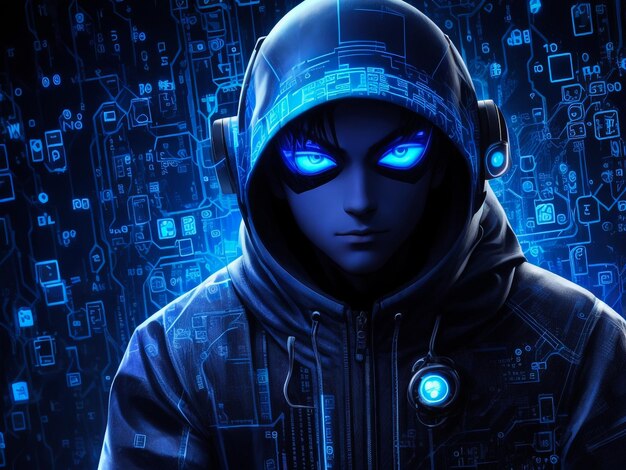 Premium Photo Hacker Using The Internet Hacked Abstract Computer Server Database Network