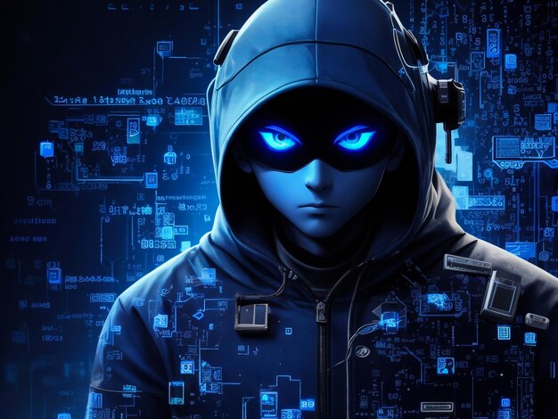 Premium Photo Hacker Using The Internet Hacked Abstract Computer Server Database Network