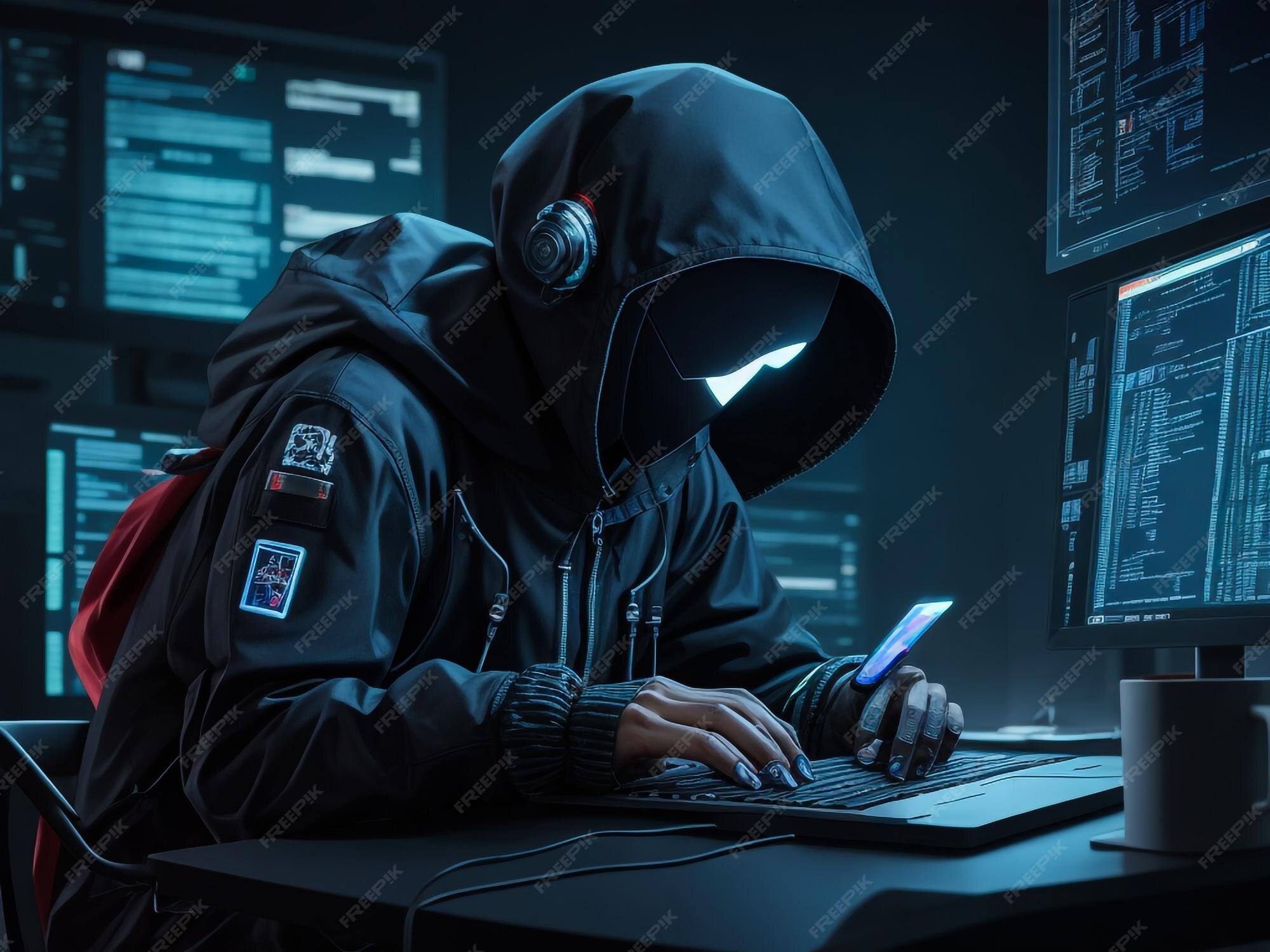 Premium Photo | Hacker using laptop computer with html code and map ...