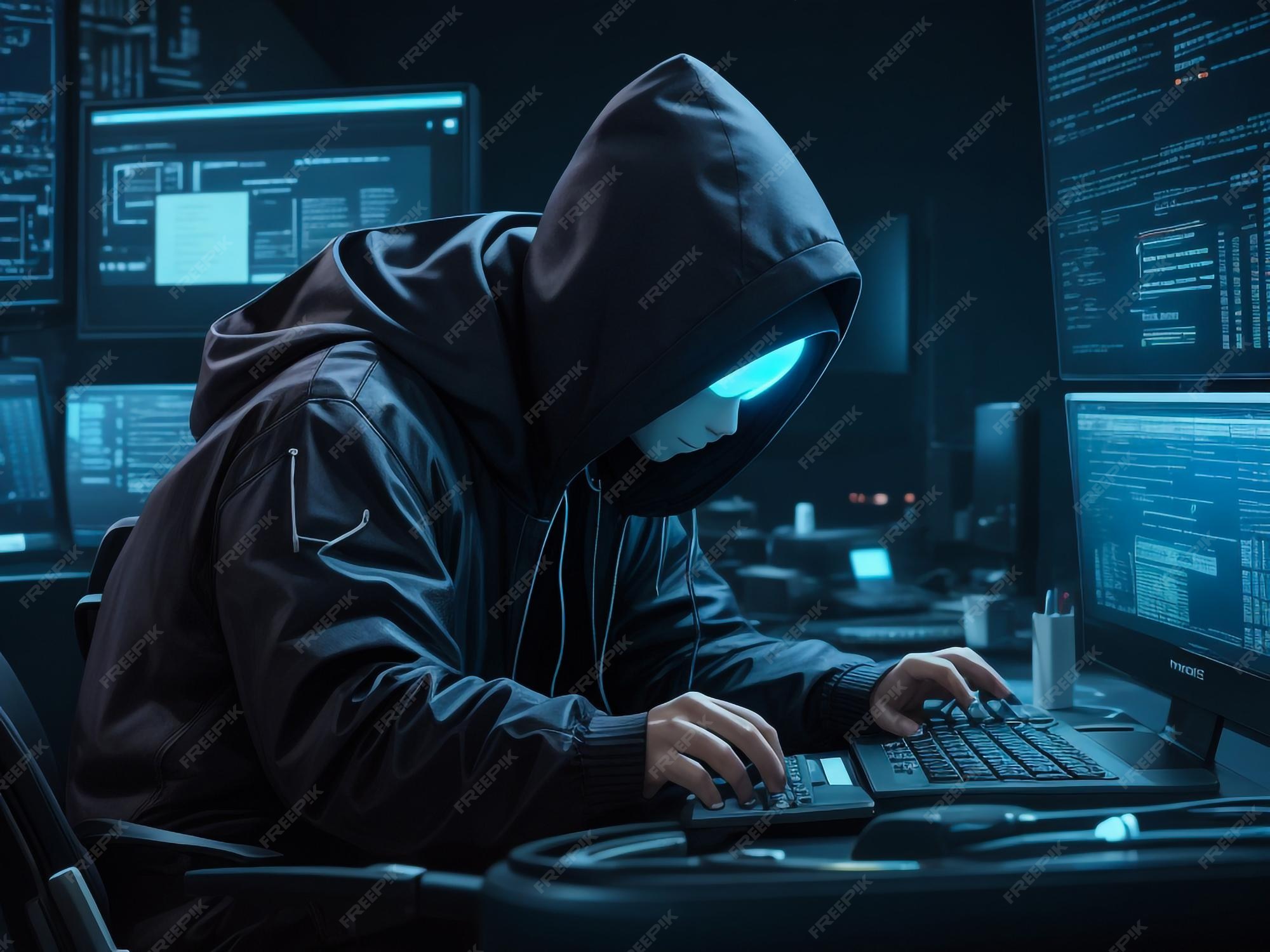 Premium Photo | Hacker using laptop computer with html code and map ...