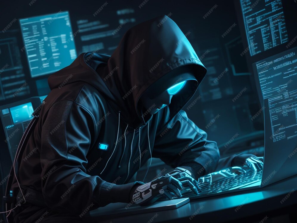 Premium Photo | Hacker using laptop computer with html code and map ...