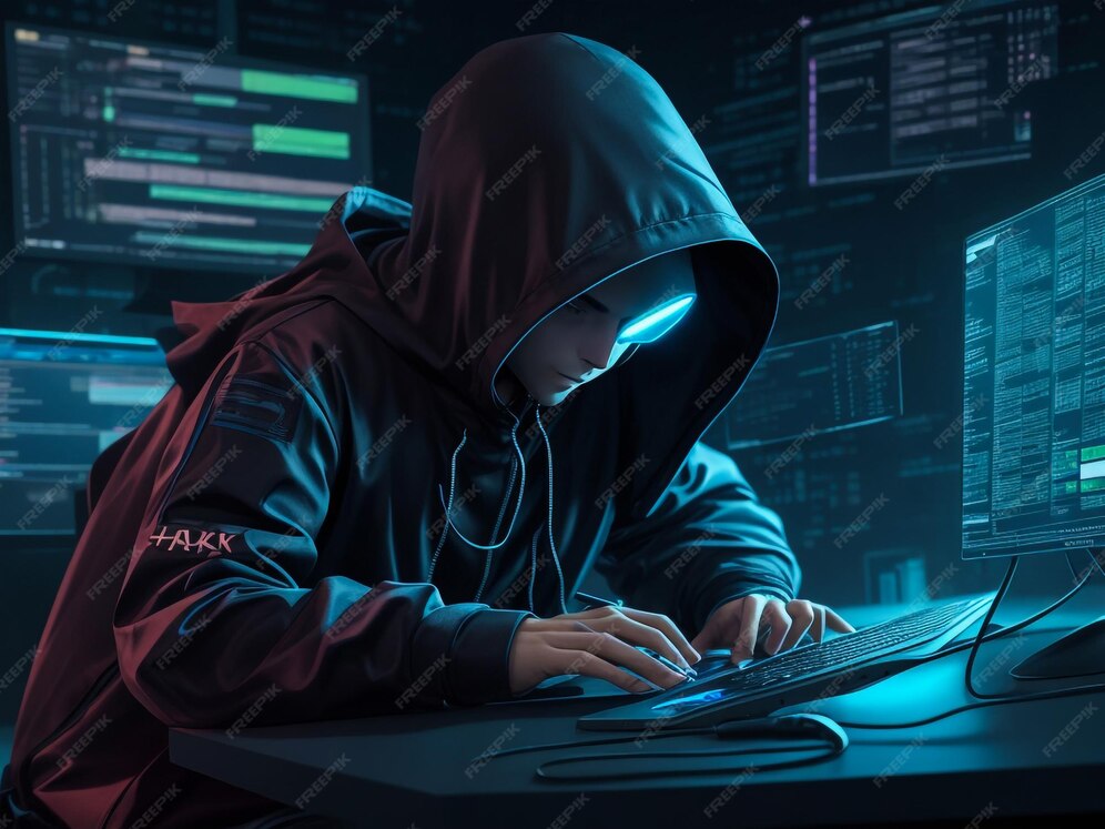 Premium Photo | Hacker using laptop computer with html code and map ...