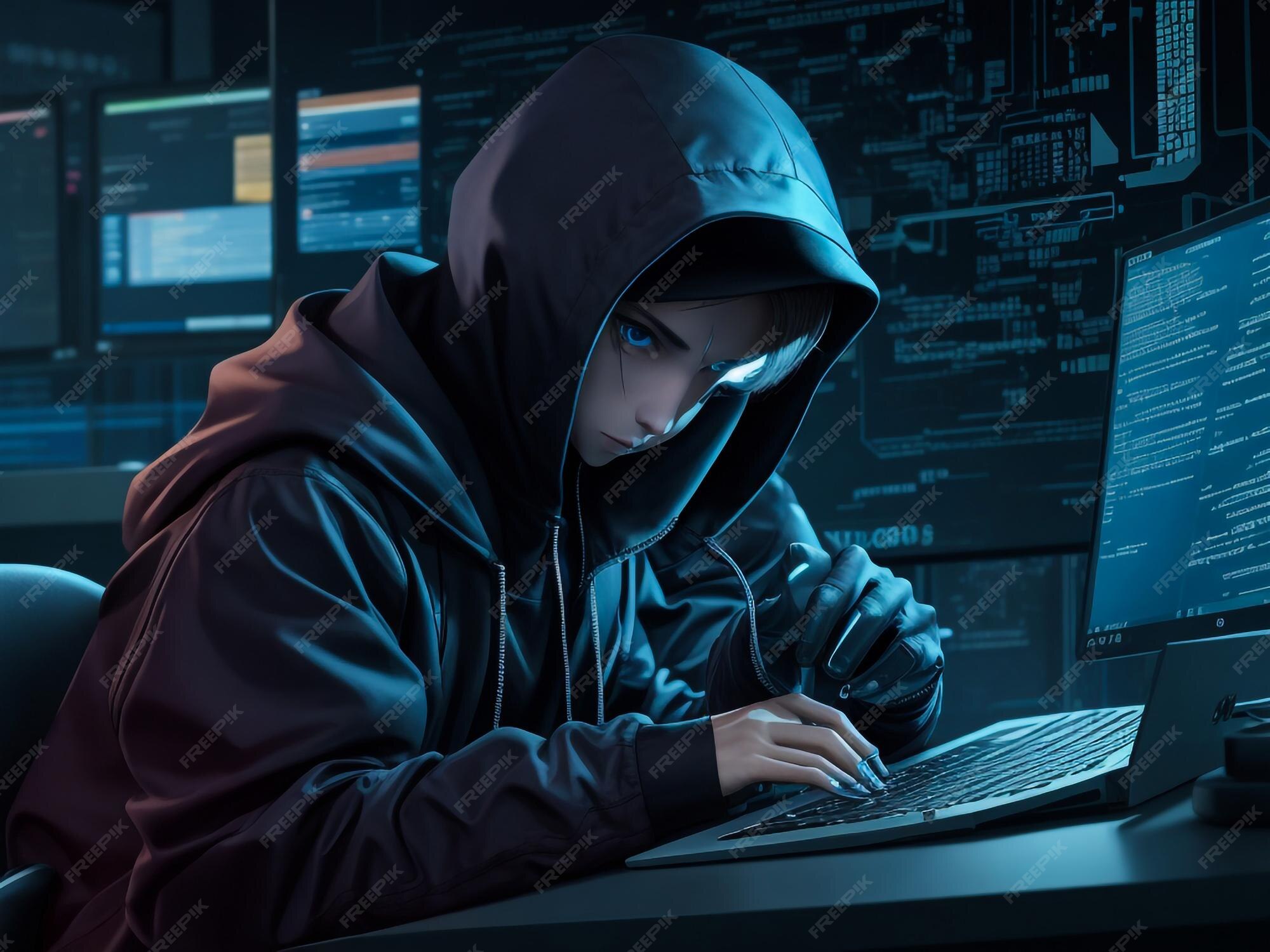 Premium Photo | Hacker using laptop computer with html code and map Attack and programming ...