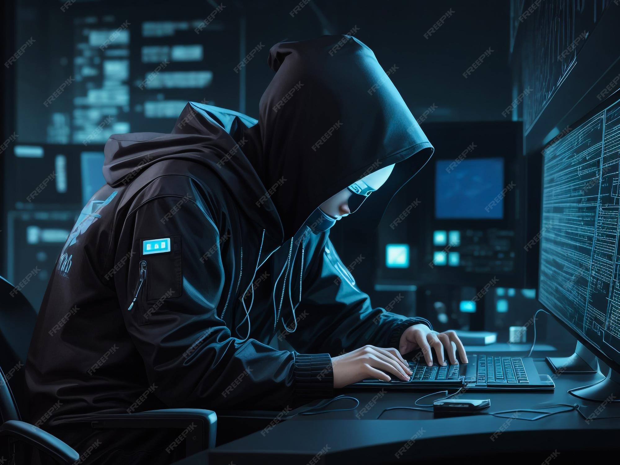 Premium Photo | Hacker using laptop computer with html code and map Attack and programming ...