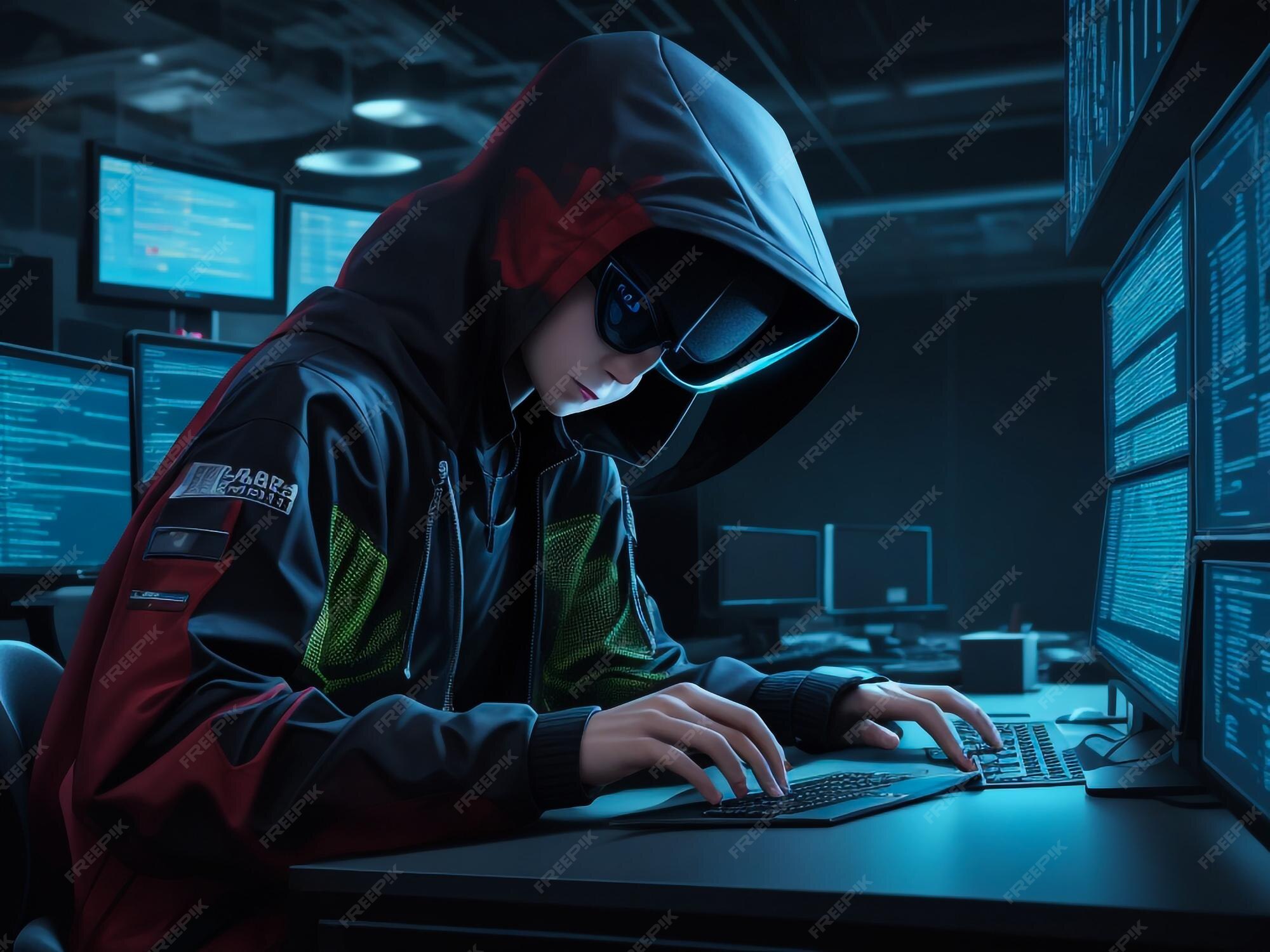 Premium Photo | Hacker using laptop computer with html code and map ...