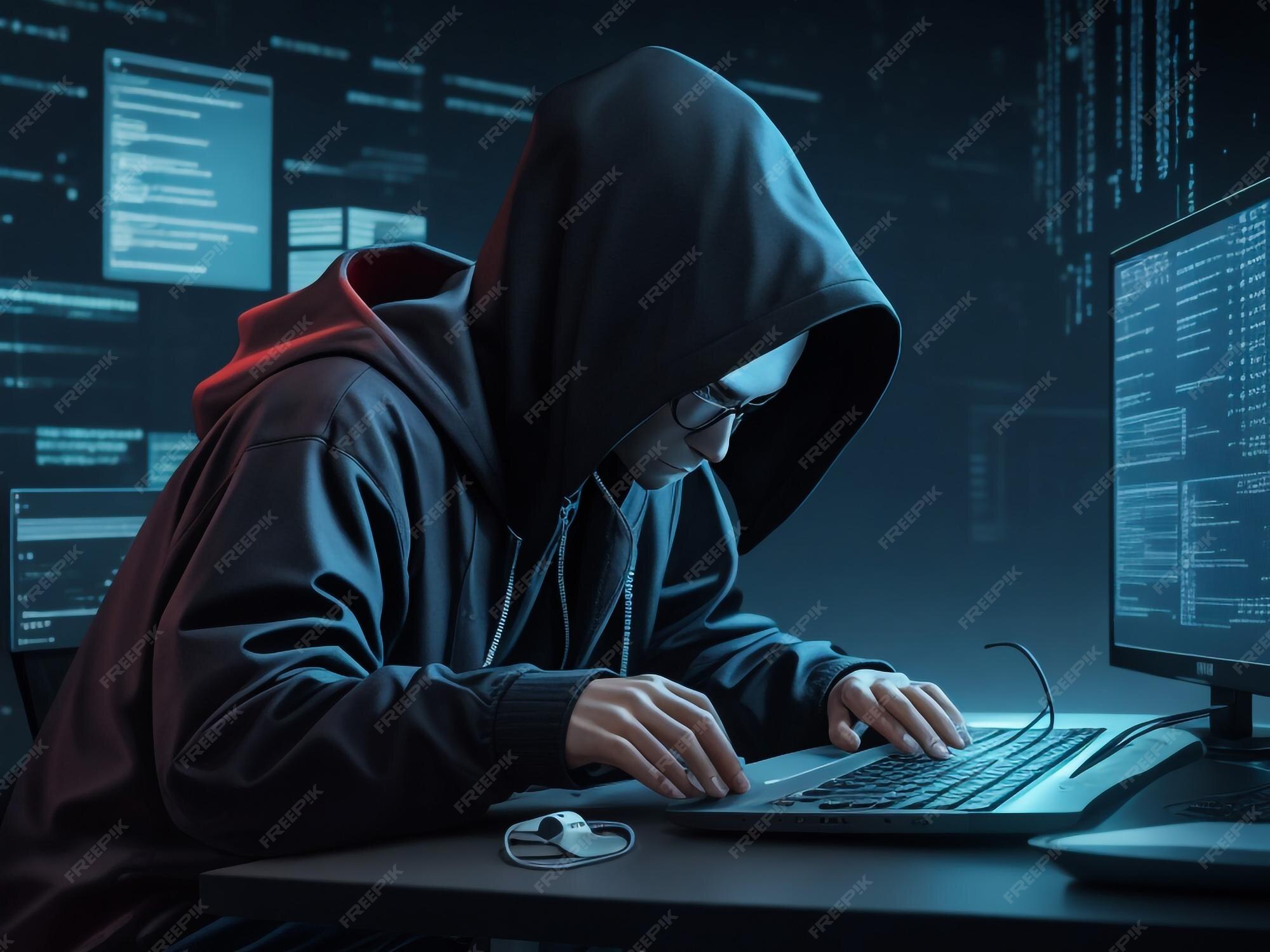 Premium Photo | Hacker using laptop computer with html code and map ...