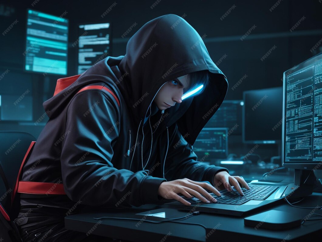 Premium Photo | Hacker using laptop computer with html code and map ...