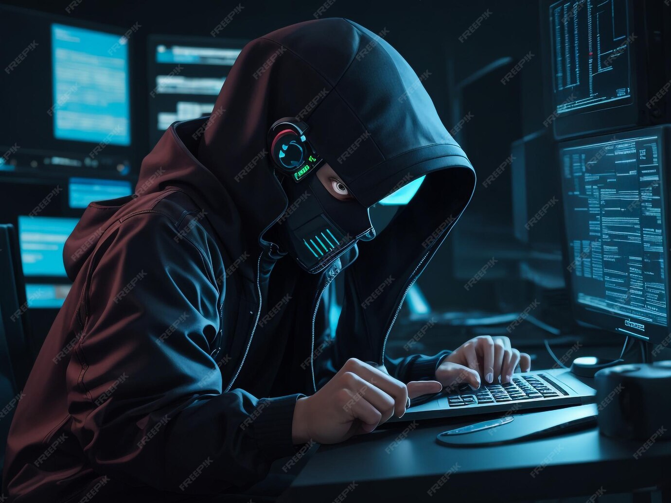 Premium Photo | Hacker using laptop computer with html code and map Attack and programming ...