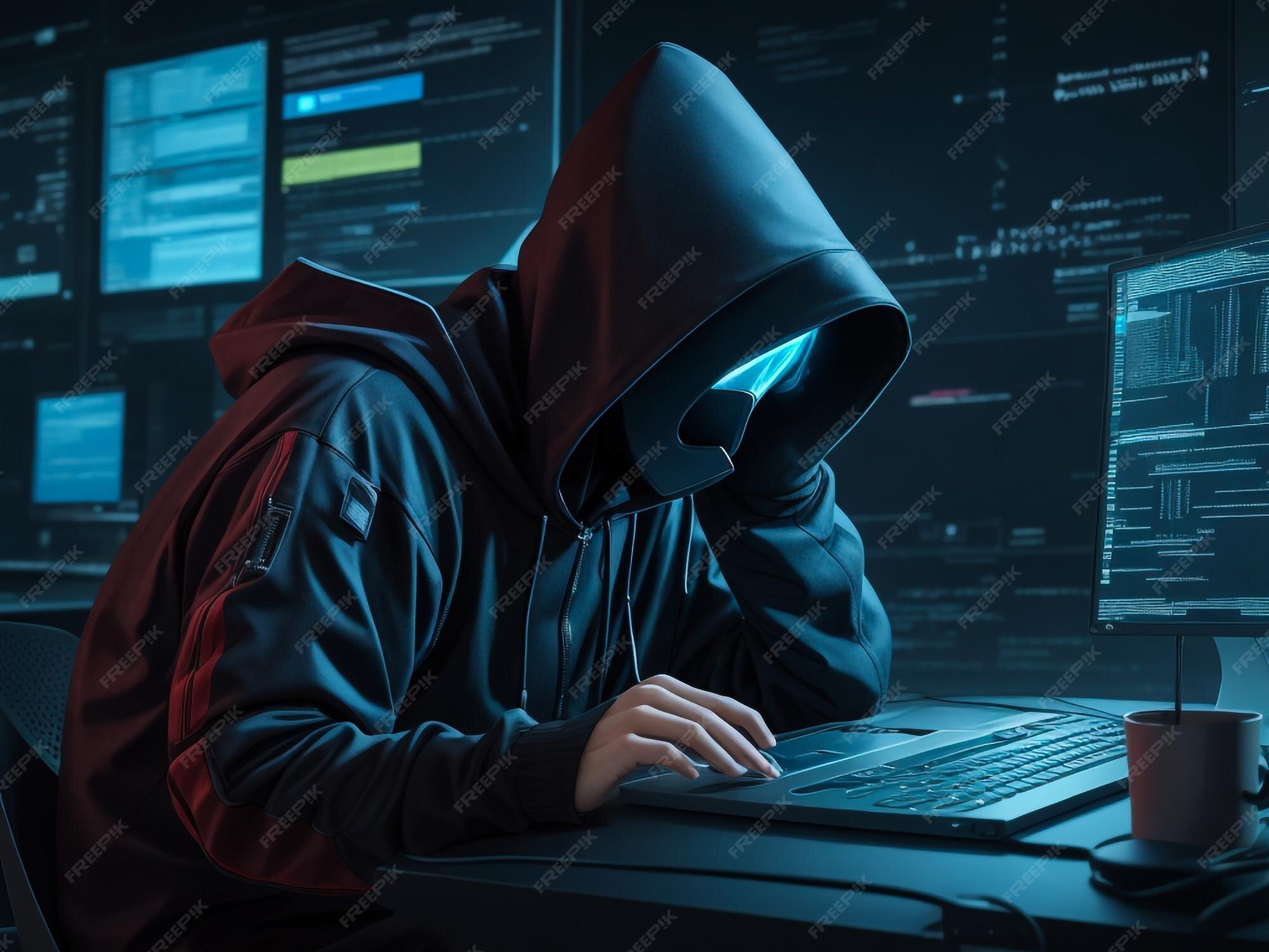 Premium Photo | Hacker using laptop computer with html code and map ...