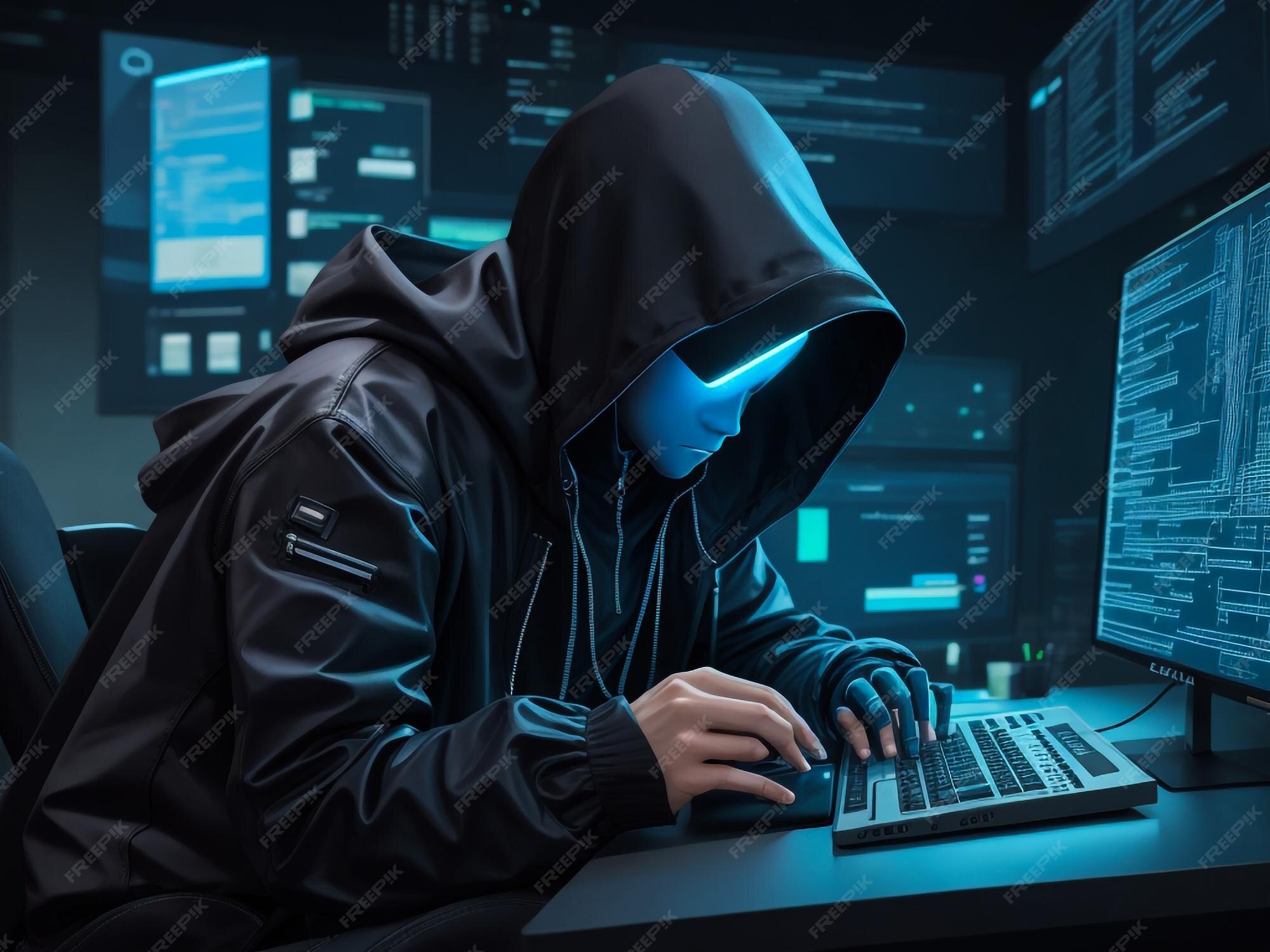 Premium Photo | Hacker using laptop computer with html code and map ...