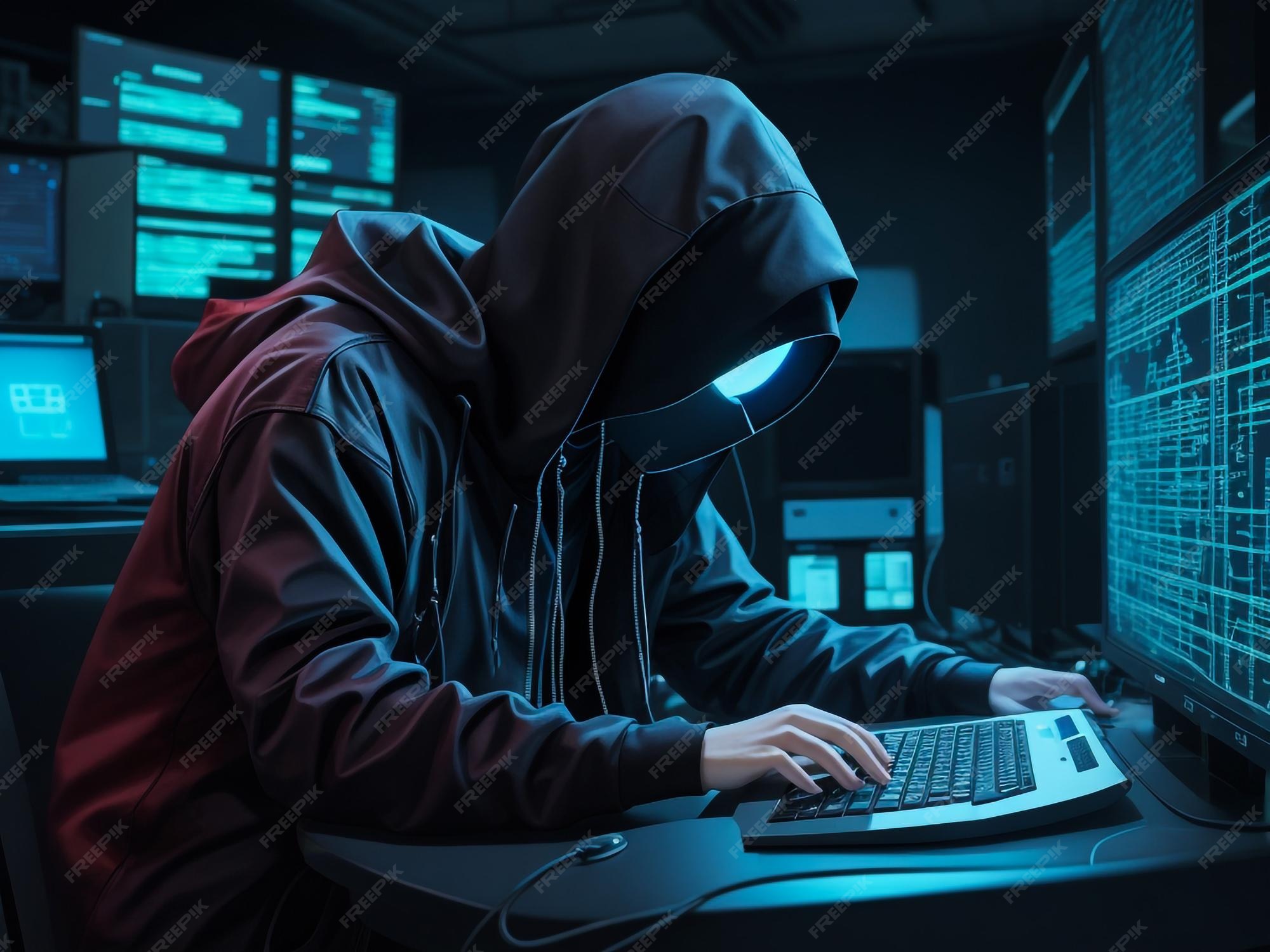 Premium Photo | Hacker using laptop computer with html code and map Attack and programming ...