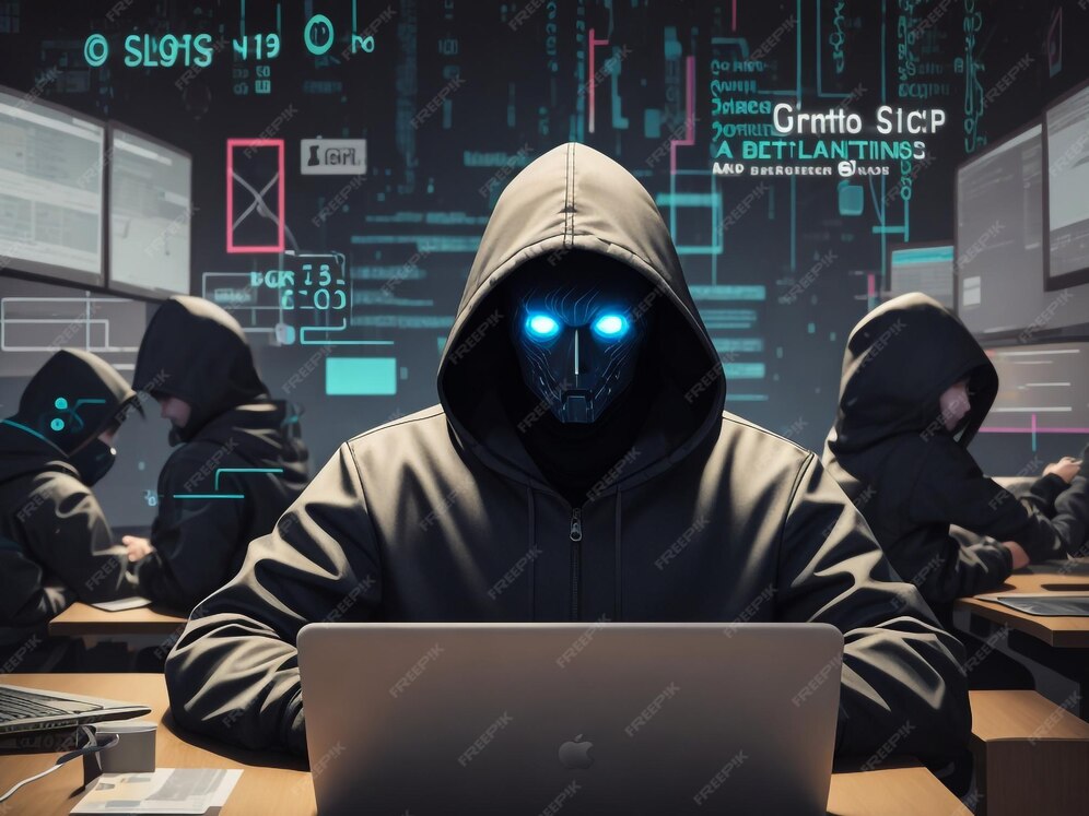 Premium Photo | Hacking and attack concept Hacker using abstract laptop with binary code digital ...