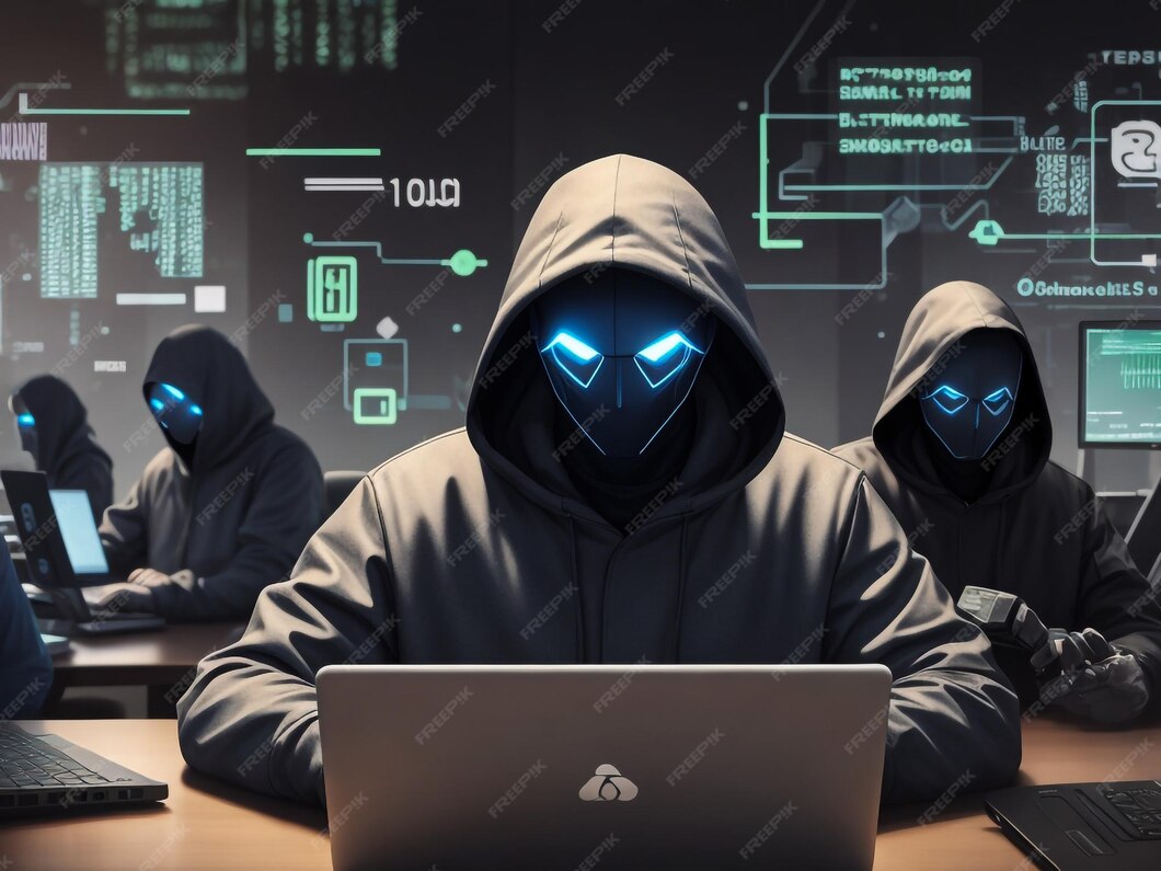 Premium AI Image | Hacking and attack concept Hacker using abstract ...