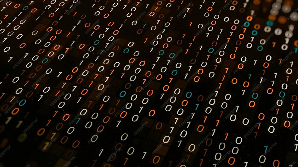 Premium Photo | Hacking program with binary code animation detection of ...