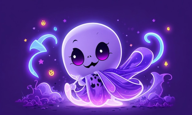 Premium Photo Halloween Day Meems Cartoon Vector Illustration Ai Genetrated Images