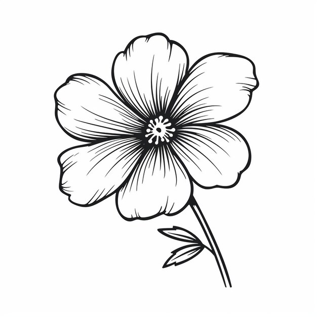 Premium Photo | Hand drawn circle simple floral Premium Photo | Hand drawn circle simple floral