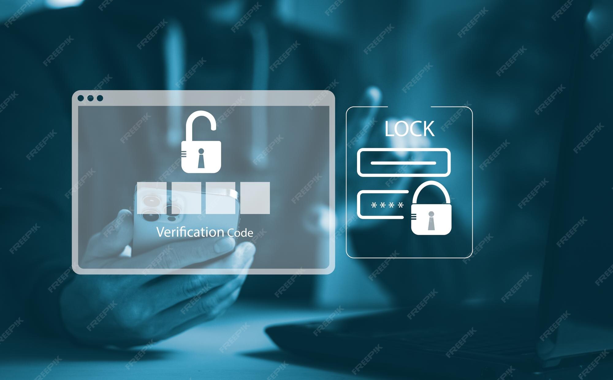 Premium Photo Hand And Smartphone With Scan The Protection System Cyber Security Loginuser