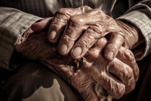 Premium AI Image | Hands old man Generate Ai Premium AI Image | Hands old man Generate Ai