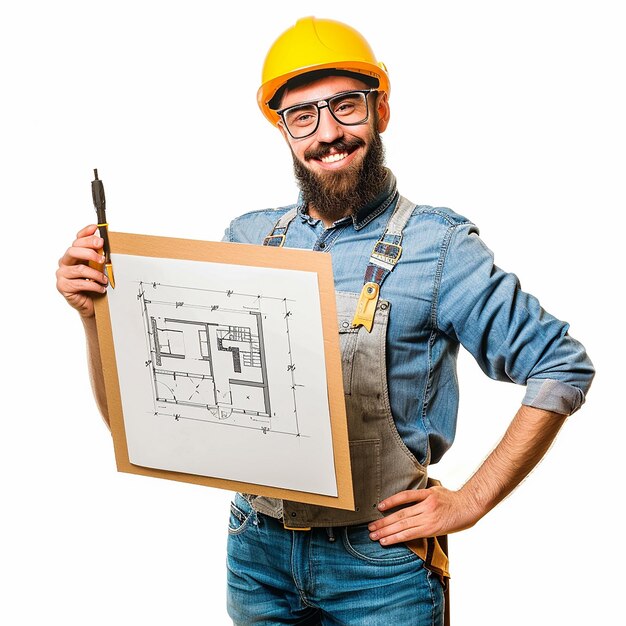 Premium Photo | A handsome Male civil engineer on a white background Premium Photo | A handsome Male civil engineer on a white background