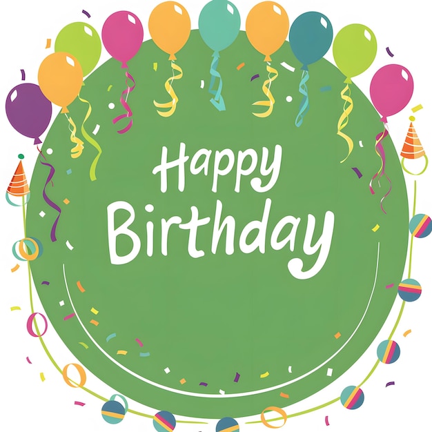 Premium Photo Happy Birthday Greeting Card With Cake Confetti And Candles