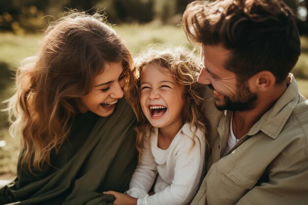 Premium Photo | Happy joyful family Premium Photo | Happy joyful family