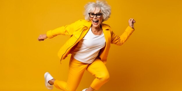 Premium AI Image | Happy and playful senior woman having fun Portrait ... Premium AI Image | Happy and playful senior woman having fun Portrait ...