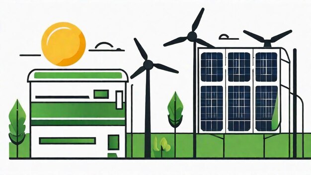 Premium Photo | Harnessing Solar Power for a Greener Future Premium Photo | Harnessing Solar Power for a Greener Future