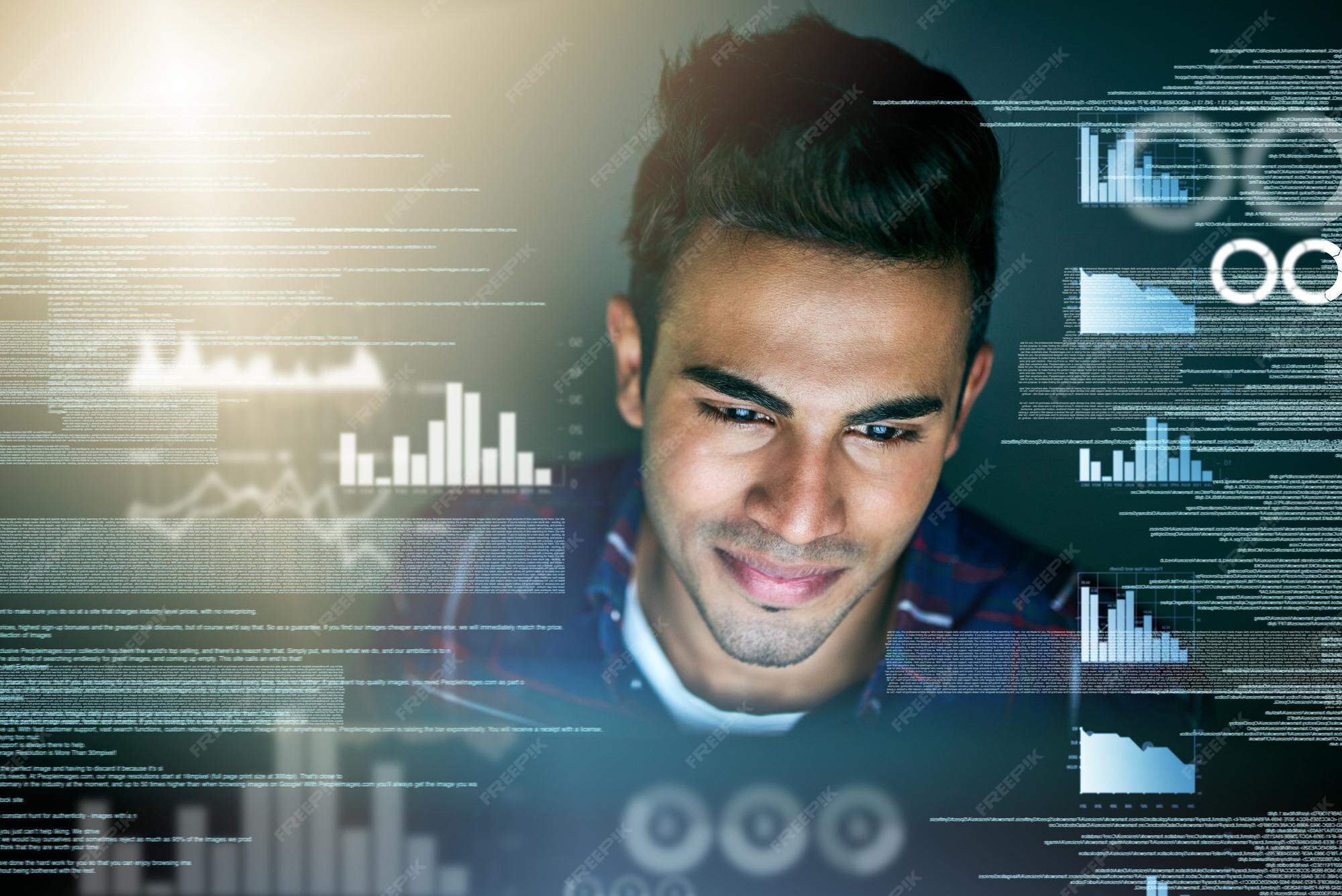 Premium Photo | He puts the pro in programmer sshot of a young computer ...