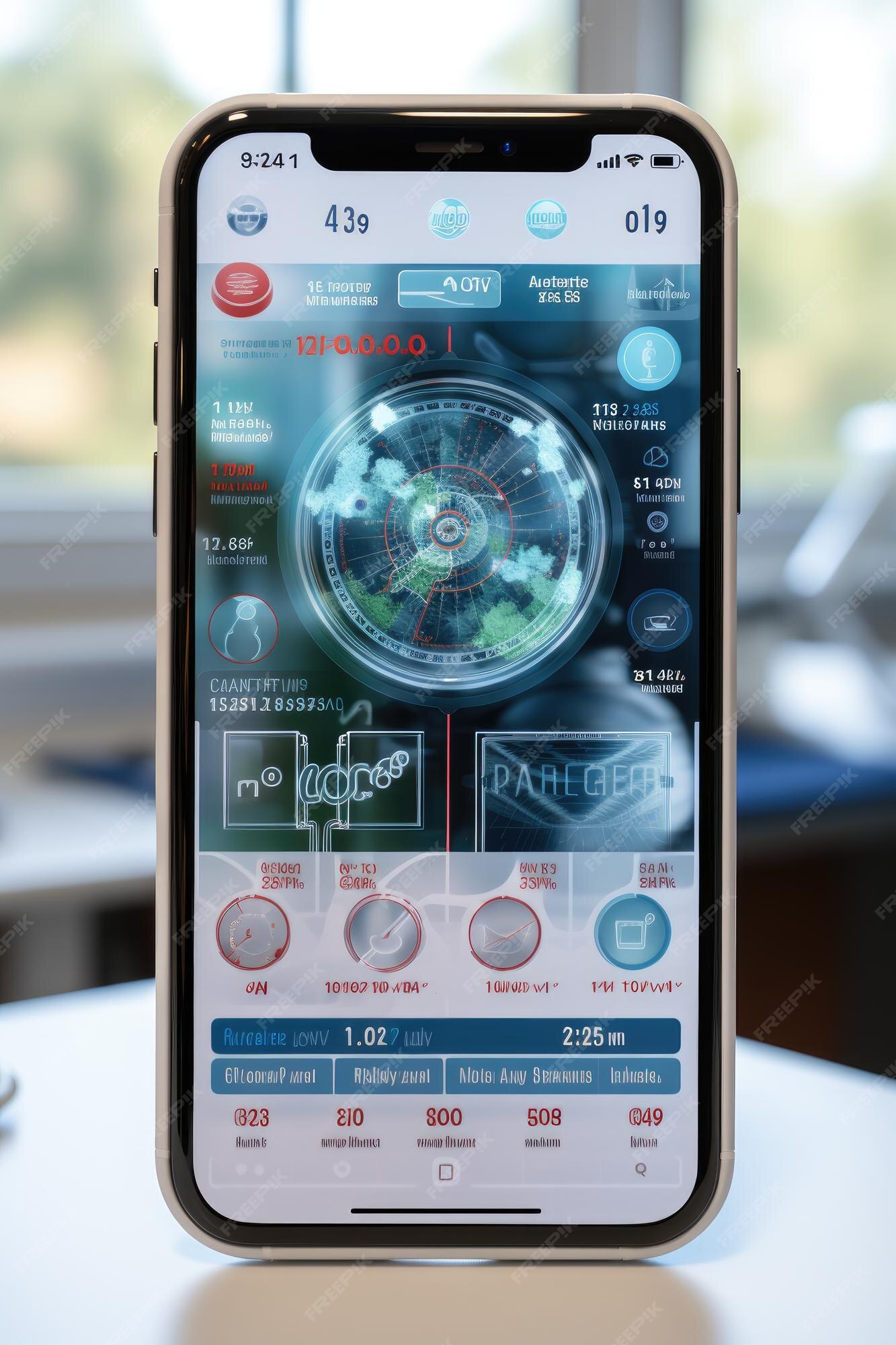 Premium Ai Image Healthcare App Ui Mockup Generate A Userfriendly Ui Mockup For A Healthcare