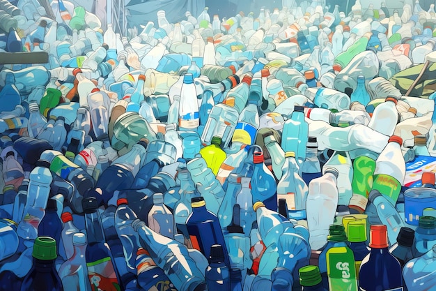 Heap of plastic bottles a concept of plastic waste and its impact on ... Heap of plastic bottles a concept of plastic waste and its impact on ...