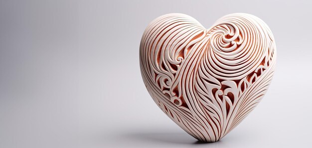 Premium Ai Image Heart On Isolated Background Love And Romance