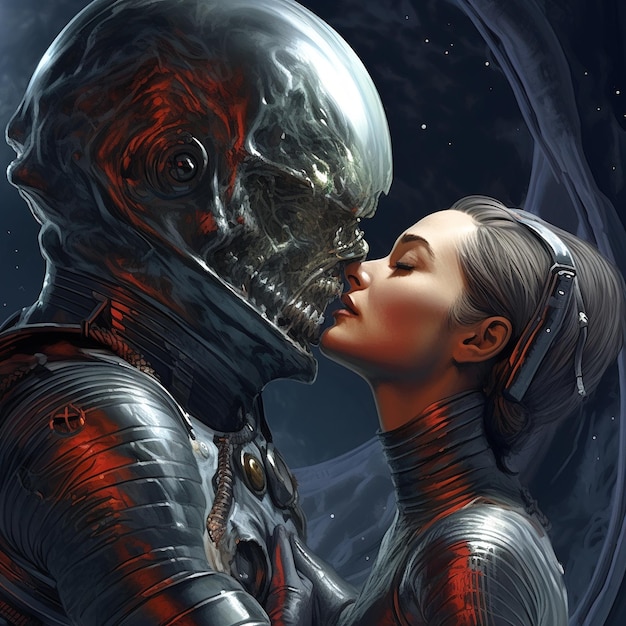 Premium AI Image | Heartstrings of Steel Exploring Love between Robot ... Premium AI Image | Heartstrings of Steel Exploring Love between Robot ...