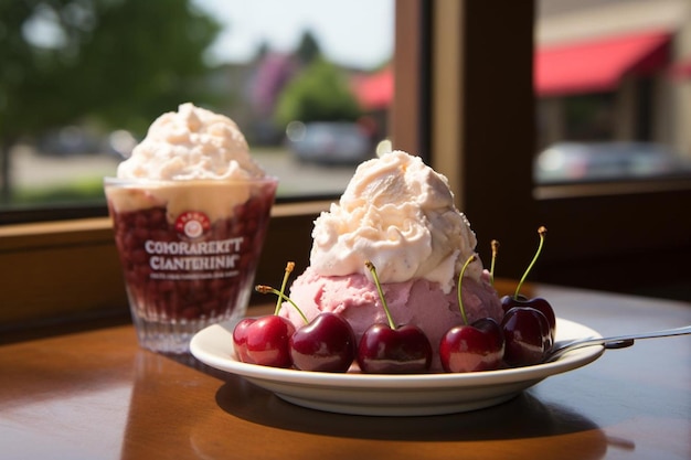 Premium Photo | Heavenly Cherry Indulgence Taste of Summer Cherry ... Premium Photo | Heavenly Cherry Indulgence Taste of Summer Cherry ...