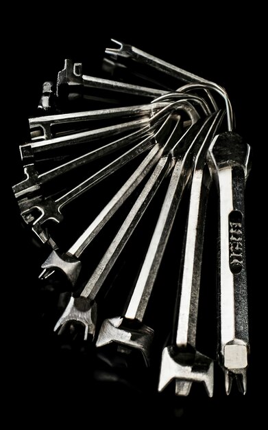 Premium Photo | Hex Key Set Allen keys Premium Photo | Hex Key Set Allen keys