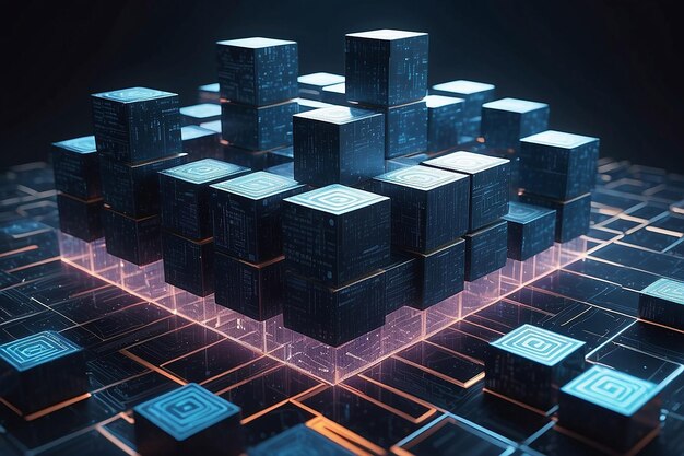 Premium Photo | Modern cloud computer technology Integrated digital web concept background Data ...