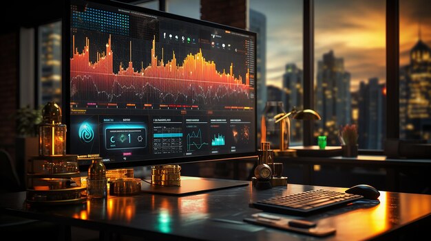 Premium AI Image | Holographic Insights Futuristic Interface Displaying ... Premium AI Image | Holographic Insights Futuristic Interface Displaying ...