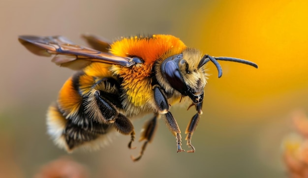 Honey Bee in Flight | Premium AI-generated image Honey Bee in Flight | Premium AI-generated image