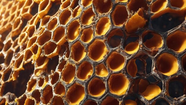 Premium AI Image | Honeycomb structure Premium AI Image | Honeycomb structure