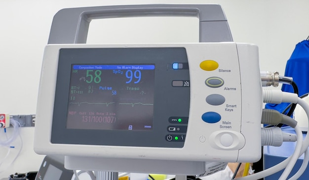 Premium Photo | A hospital monitor displaying vital signs heart rate ... Premium Photo | A hospital monitor displaying vital signs heart rate ...
