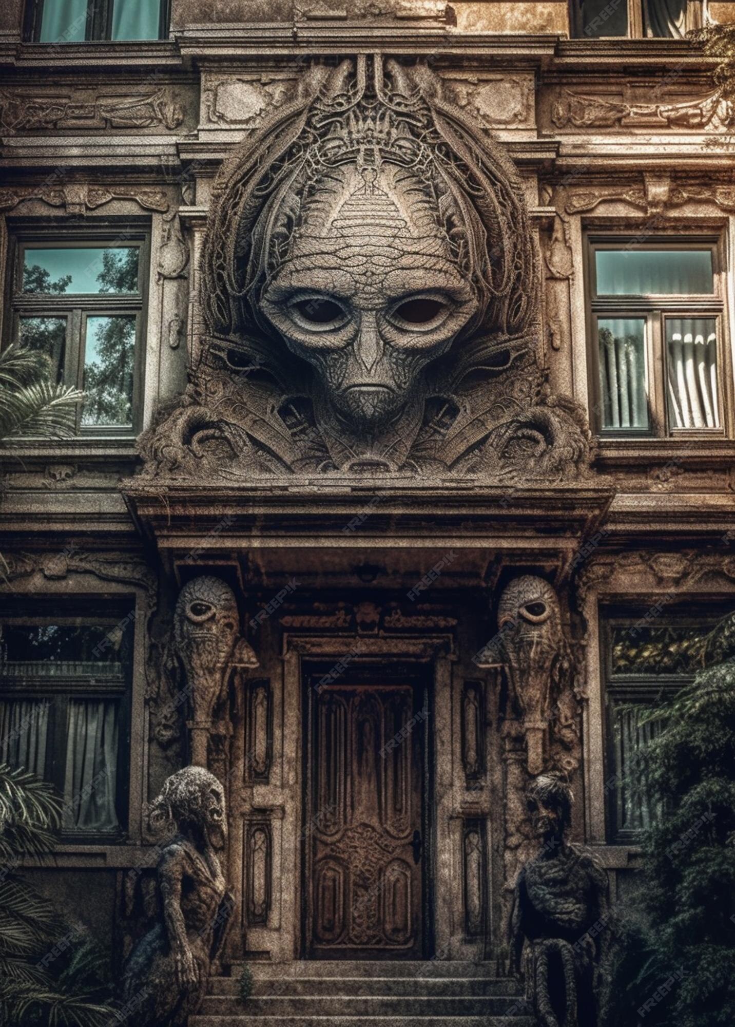 Premium AI Image | The house of the secret agent Premium AI Image | The house of the secret agent