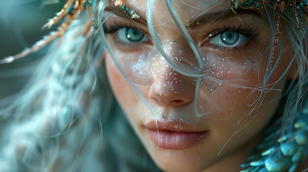 Premium Photo How To Deal With Tangled Hair A Cute Mermaids Guide
